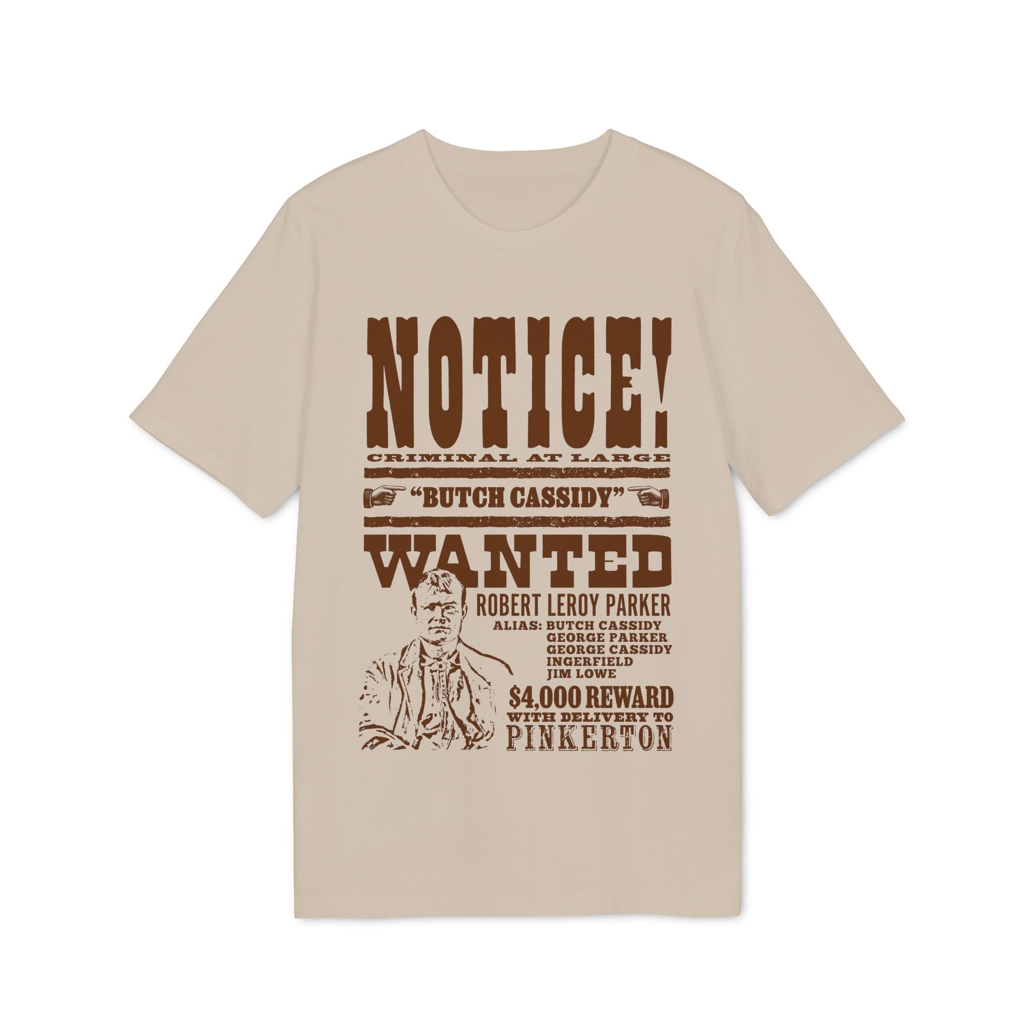 Vintage Wanted T-Shirt - Butch Cassidy – Pinkerton Company Store